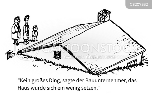 Cartoons und Karikaturen mit Neues Haus