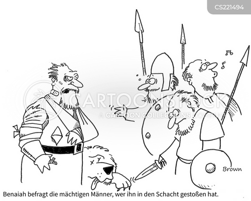 Cartoons und Karikaturen mit Benaiah