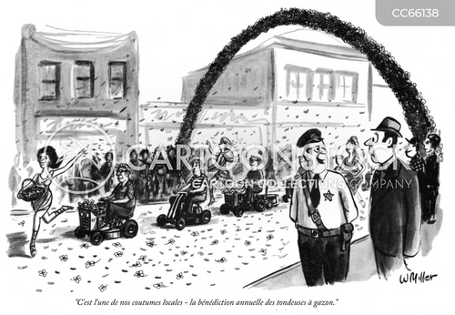 Dessins humoristique et caricaturés avec Coutumes Et Traditions