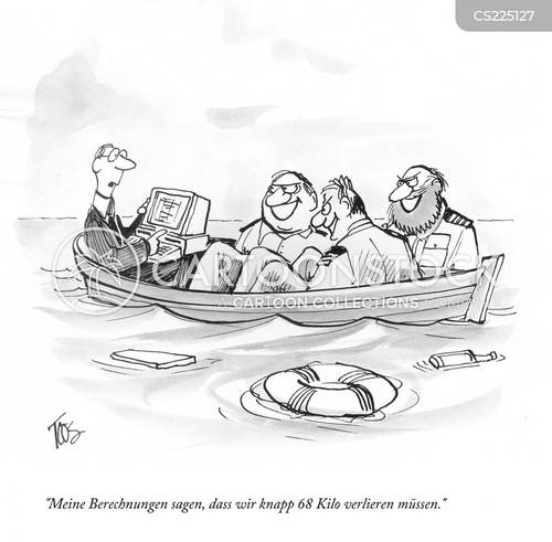 Cartoons und Karikaturen mit Desktop