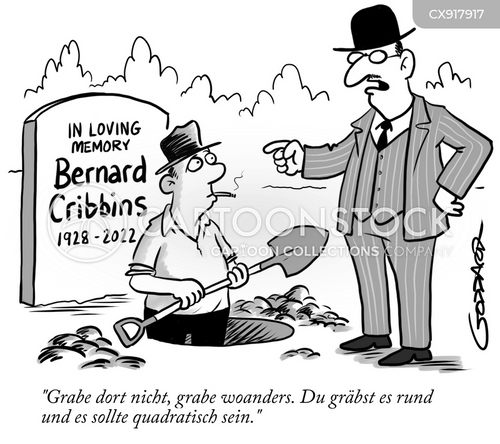 Cartoons und Karikaturen mit Bauarbeiten