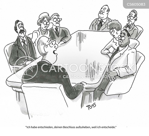 Cartoons und Karikaturen mit Regel