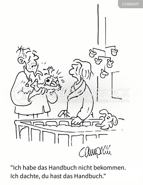 Cartoons und Karikaturen mit Handbuch Des Besitzers