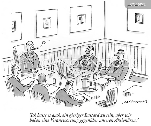 Cartoons und Karikaturen mit Stakeholder-engagement
