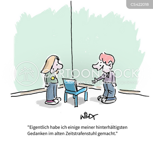 Cartoons und Karikaturen mit Auszeitstuhl
