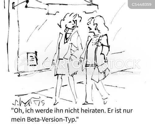 Cartoons und Karikaturen mit Beta-version