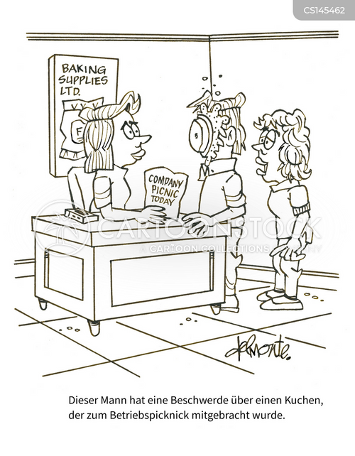 Cartoons und Karikaturen mit Kulinarische Witze