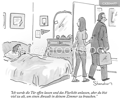 Cartoons und Karikaturen mit Im Bett