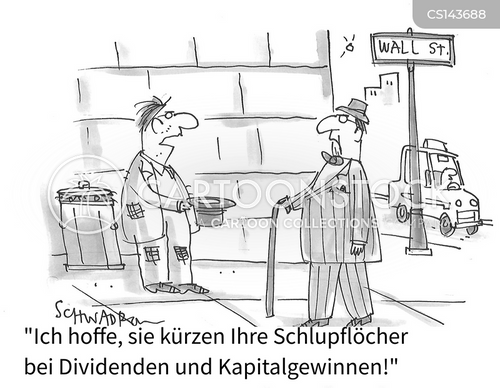 Cartoons und Karikaturen mit Reich Und Arm