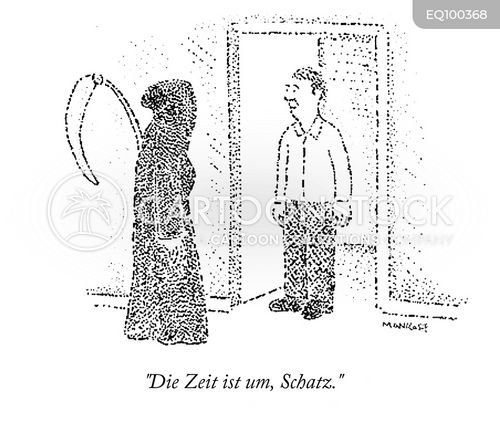 Cartoons und Karikaturen mit Verabschiedung