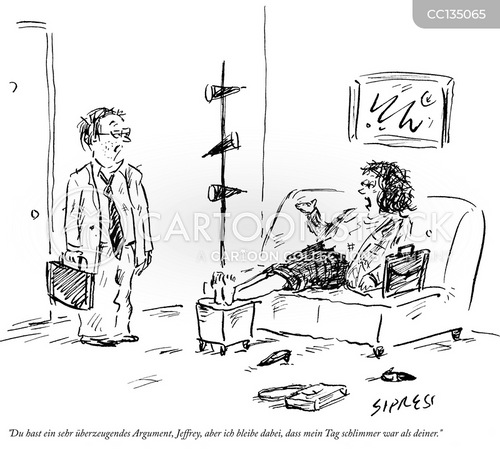 Cartoons und Karikaturen mit Nach Hause Kommen