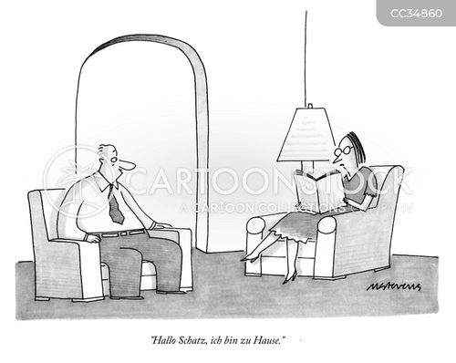 Cartoons und Karikaturen mit Voller Arbeitsplan