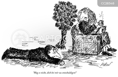 Cartoons und Karikaturen mit Restitution