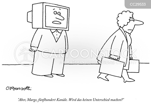 Cartoons und Karikaturen mit Inhalt