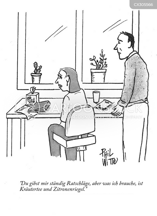 Cartoons und Karikaturen mit Empathisches Zuhören