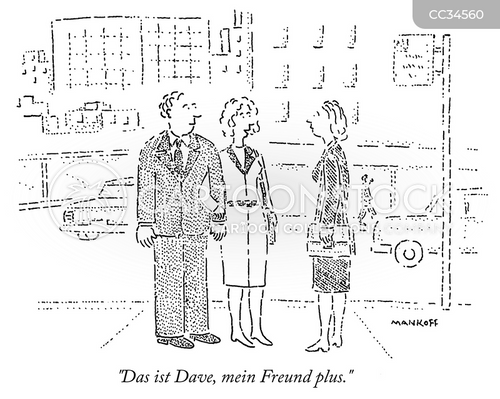 Cartoons und Karikaturen mit Einladung