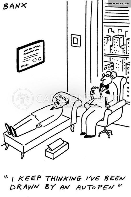 Autopen Cartoons and Comics - funny pictures from CartoonStock