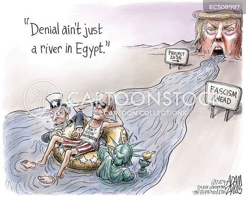 Presidential Denial Cartoons and Comics - funny pictures from CartoonStock