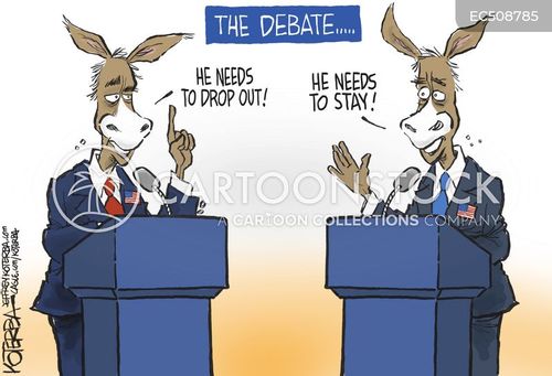 Post Debate Cartoons and Comics - funny pictures from CartoonStock