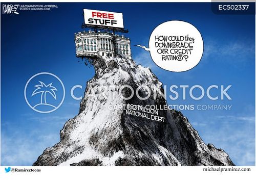 Political Credit Cartoons and Comics - funny pictures from CartoonStock
