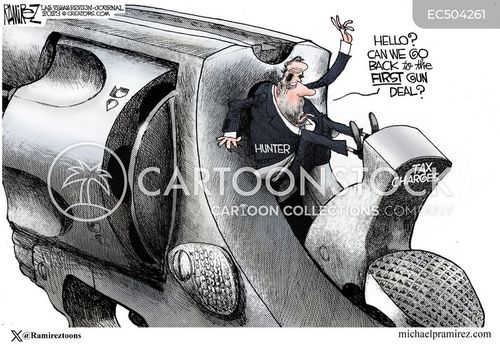 Gun Charge Cartoons and Comics - funny pictures from CartoonStock