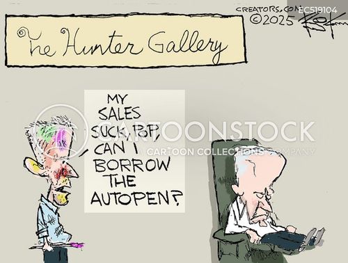 Autopen Cartoons and Comics - funny pictures from CartoonStock