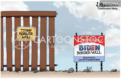 Border Wall Proposal Cartoons and Comics - funny pictures from CartoonStock