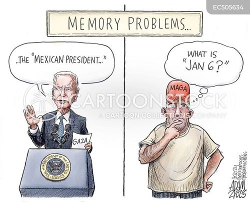 Biden Memory Cartoons and Comics - funny pictures from CartoonStock