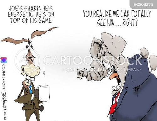 Joe Biden.ageism Cartoons and Comics - funny pictures from CartoonStock