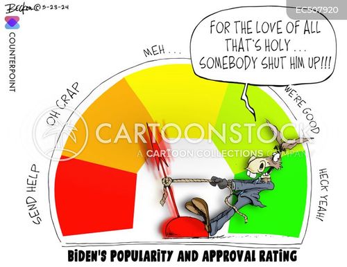 Approval Ratings Cartoons and Comics - funny pictures from CartoonStock