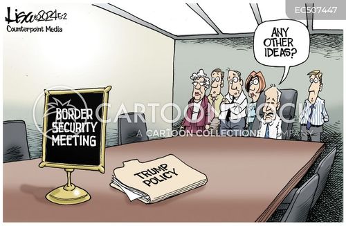 Border Security Cartoons and Comics - funny pictures from CartoonStock