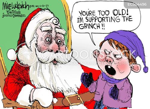 Trump As Grinch Cartoons and Comics - funny pictures from CartoonStock