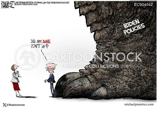 Joe Biden.ageism Cartoons and Comics - funny pictures from CartoonStock