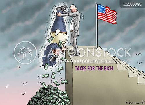 Taxes For The Rich Cartoons and Comics - funny pictures from CartoonStock
