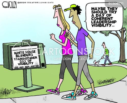 Trans Visibility Cartoons and Comics - funny pictures from CartoonStock