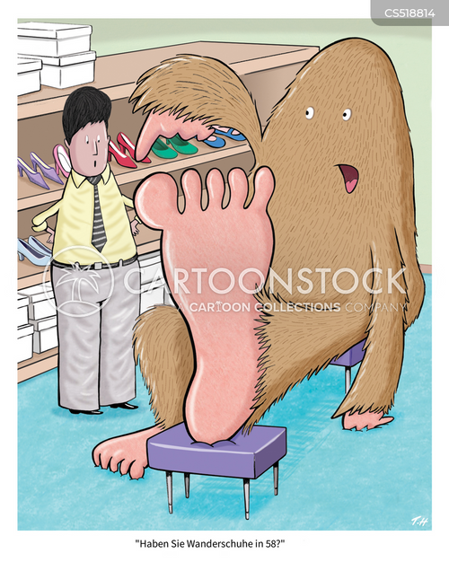 Cartoons und Karikaturen mit Wandern