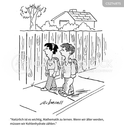 Cartoons und Karikaturen mit Mathematikkurs
