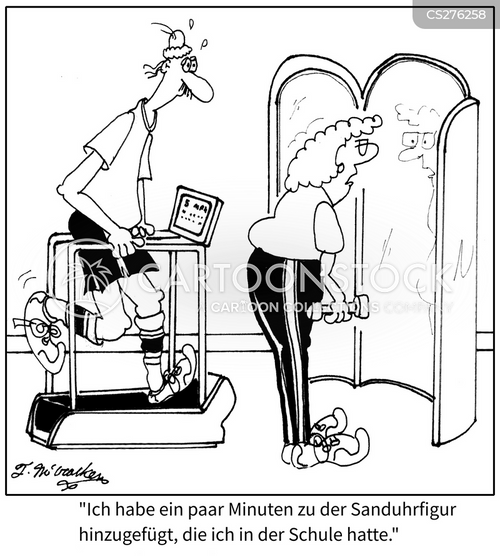 Fitte Leute Cartoon Cartoons Und Karikaturen Mit Fit Bleiben Im