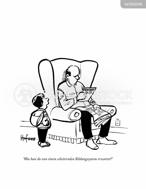 Cartoons und Karikaturen mit Noten