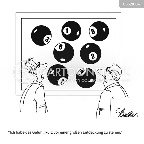 Cartoons und Karikaturen mit Entdeckung