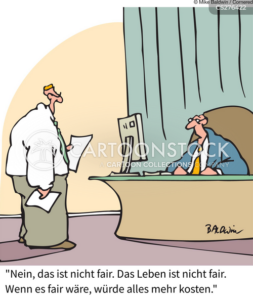 Cartoons und Karikaturen mit Das Leben Ist Unfair