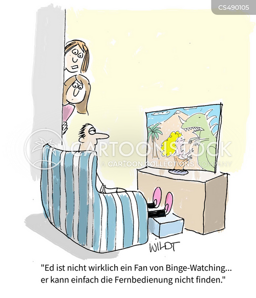 Cartoons und Karikaturen mit Animierte Fernsehsendung