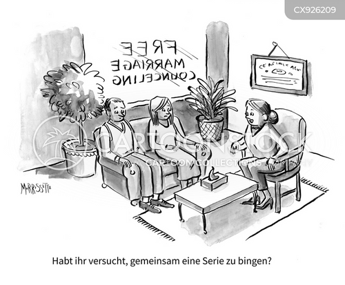 Cartoons und Karikaturen mit Binge-fernsehen