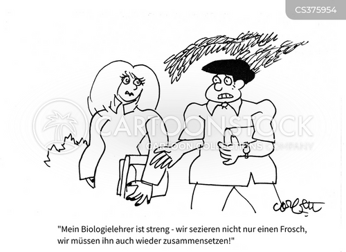 Cartoons und Karikaturen mit Biologie