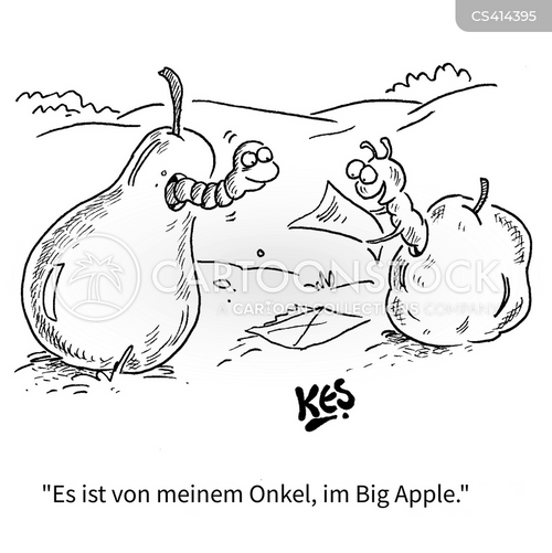 Cartoons und Karikaturen mit Der Big Apple