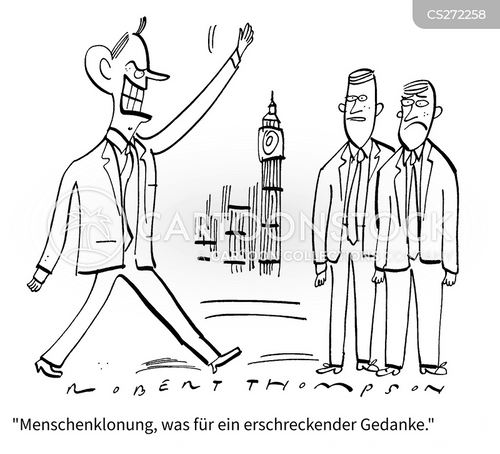 Cartoons und Karikaturen mit Klon-technologie