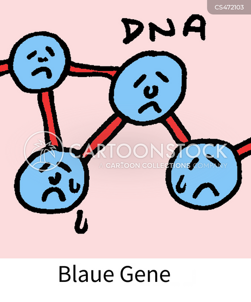 Cartoons und Karikaturen mit Bio-genetik