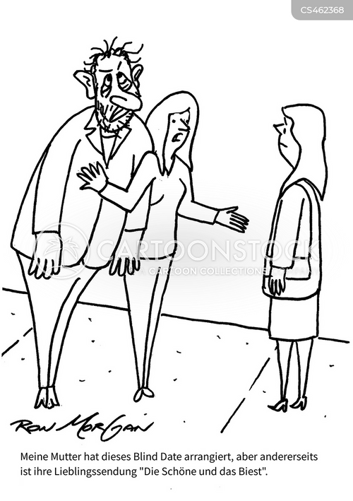Cartoons und Karikaturen mit Blind