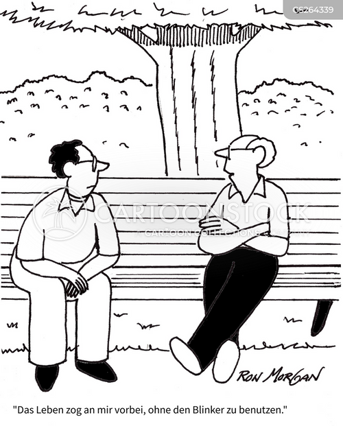 Cartoons und Karikaturen mit Linker Blinker