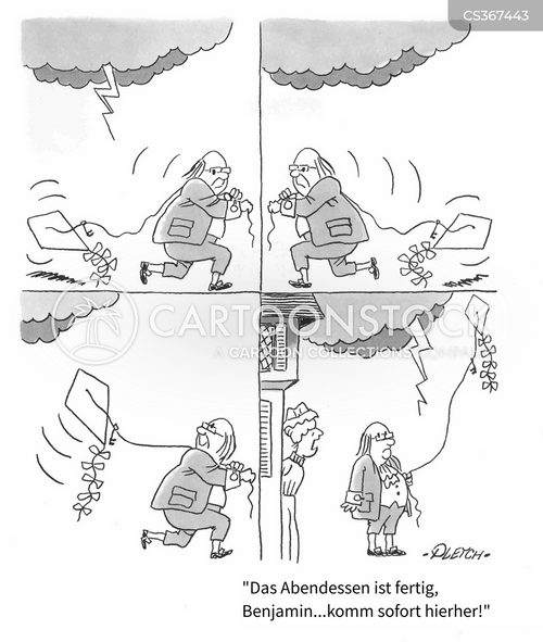 Cartoons und Karikaturen mit Entdeckungen